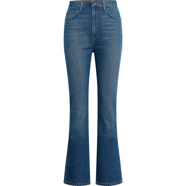 FAVORITE DAUGHTER The Valentina Super High Waist Bootcut Jeans - Flagstaff