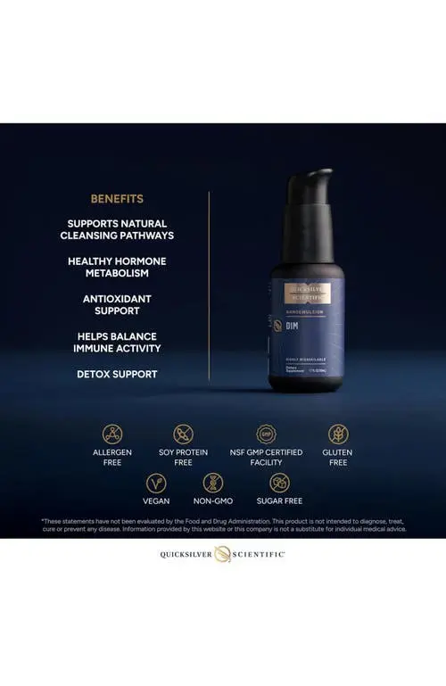 QUICKSILVER SCIENTIFIC Nanoemulsified Dim Supplement