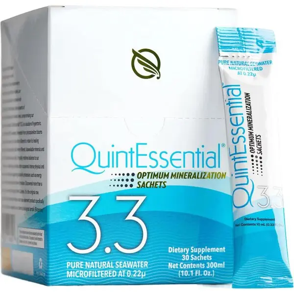 QUICKSILVER SCIENTIFIC Quintessential Hypertonic Filtered Sea Water Hydration Sachets - None