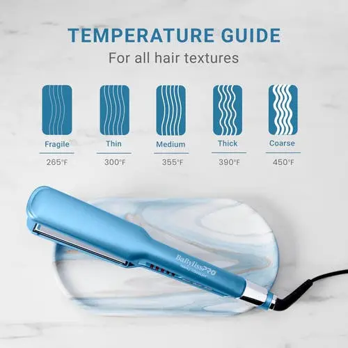 BABYLISSPRO Nano Titanium 1½ " Ultra-sleek Straightener - Blue