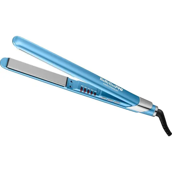 BABYLISSPRO Nano Titanium 1" Ultra-sleek Straightener - Blue