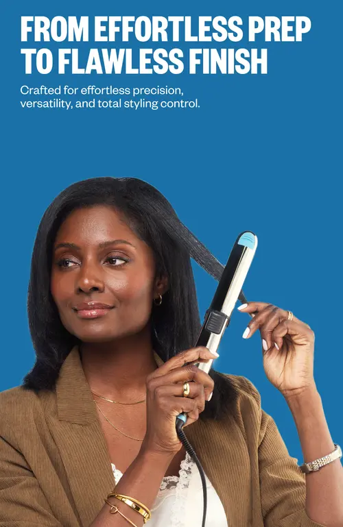 BABYLISSPRO Nano Titanium Prima3000® 1¼" Ionic Straightener - Blue