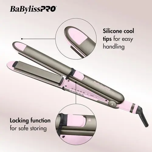 BABYLISSPRO Nano Titanium Limited Edition 1¼" Prima3000 Stainless Steel Styling Iron