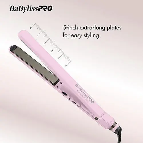 BABYLISSPRO Nano Titanium Limited Edition 1" Ultra-thin Flat Iron - Pink