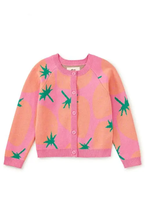 TEA COLLECTION Strawberry Iconic Cardigan - Fresas Favoritas