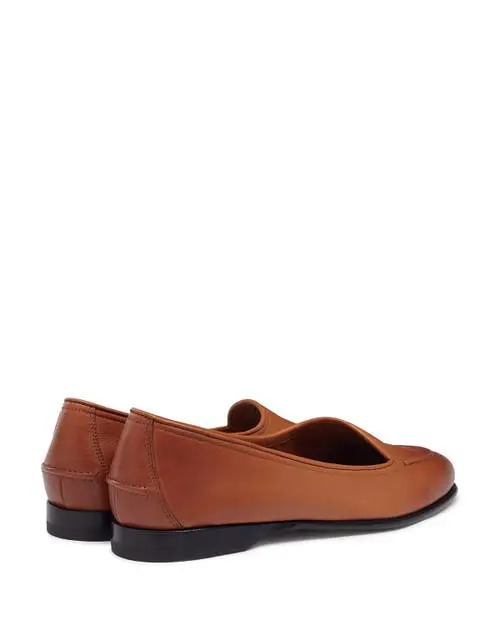 Santoni Leather Andrea Loafer