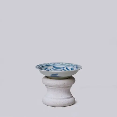 COBALT GUILD Small Porcelain Floral Dish