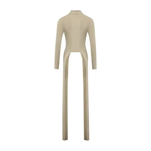 PCFG Tailed Knit Top - Beige