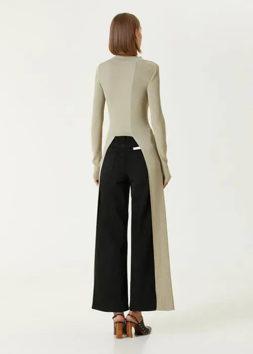 PCFG Long-sleeve Crewneck Knit Top