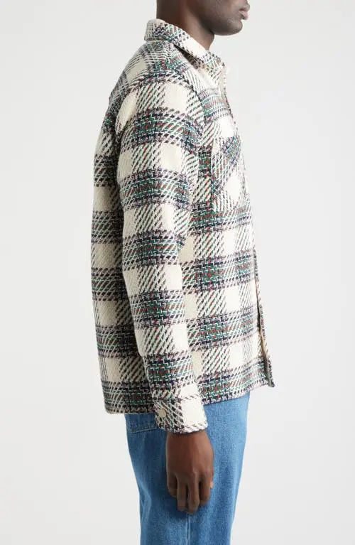 WAX LONDON Whiting Plaid Overshirt