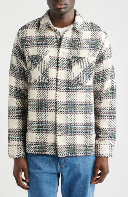 WAX LONDON Whiting Plaid Overshirt