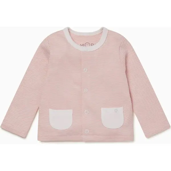 MORI Cardigan - Blush Stripe