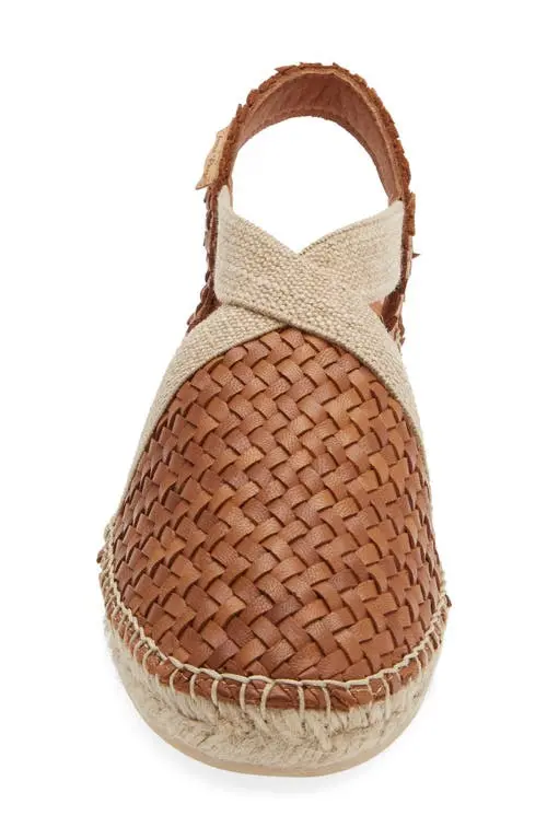 TONI PONS Siracusa Slingback Espadrille Wedge - Cuiro