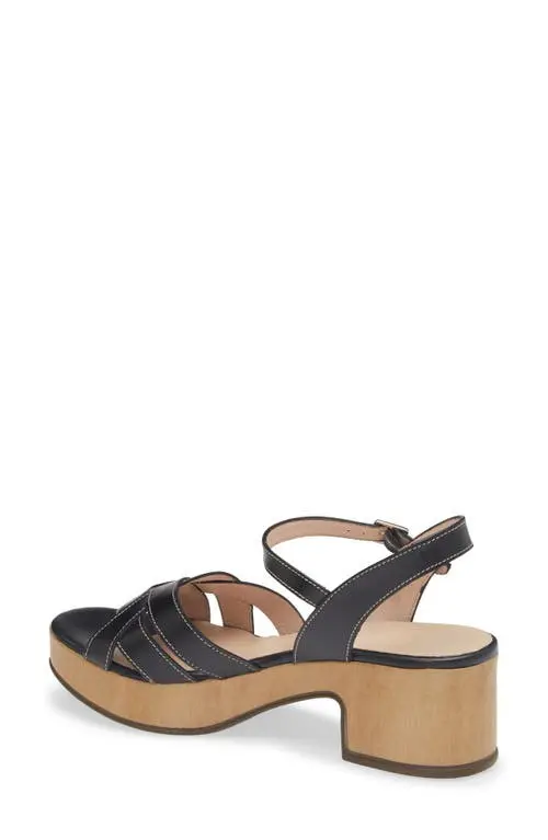 WONDERS Ankle Strap Platform Sandal