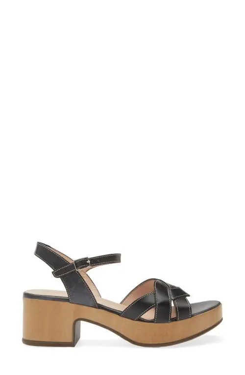 WONDERS Ankle Strap Platform Sandal