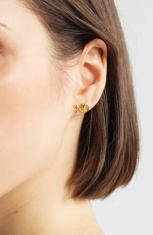 KIARA BY KI-ELE Xo Stud Earrings