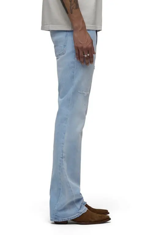 Hudson Jeans Walker Ripped Kick Flare Jeans