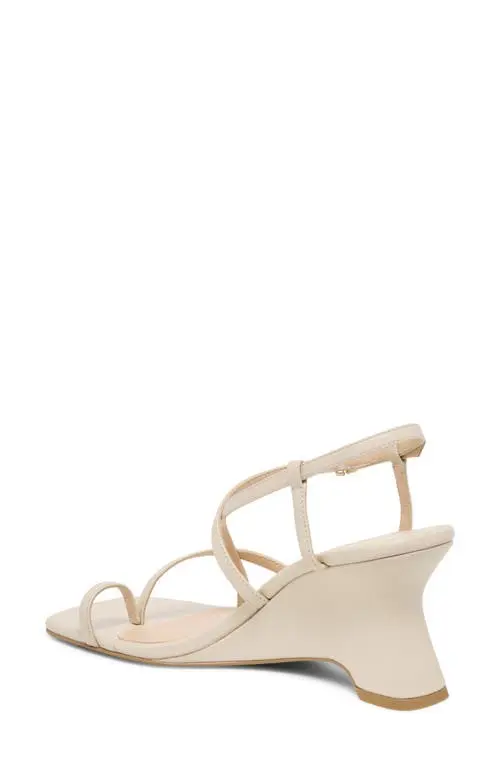 Dolce Vita Aylee Slingback Wedge Sandal - Cream Leather