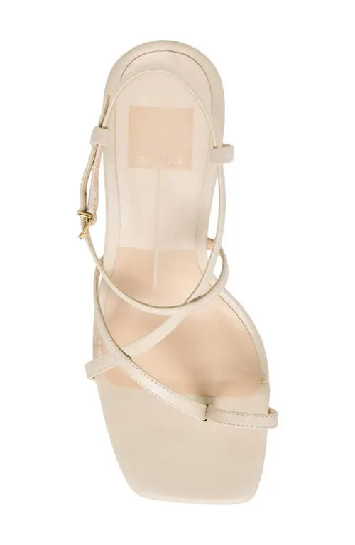 Dolce Vita Aylee Slingback Wedge Sandal - Cream Leather