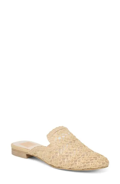 Dolce Vita Kirt Mule - Natural Cross Hatch Raffia