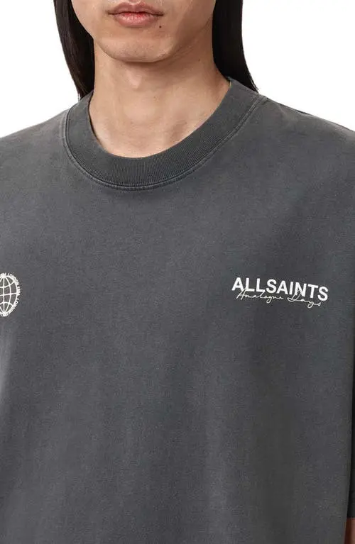 ALLSAINTS Emblem Cotton Graphic T-shirt