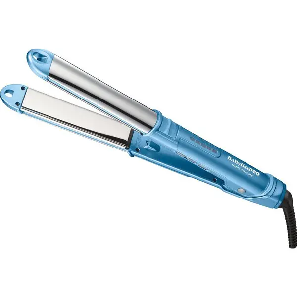 BABYLISSPRO Nano Titanium 1" Ultra-sleek Stainless Steel Styling Iron - Blue
