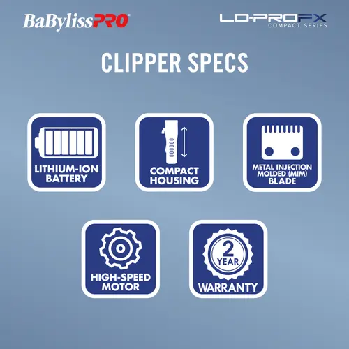 BABYLISSPRO Lo-profx Compact Series Clipper