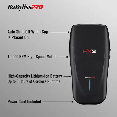 BABYLISSPRO Fx3 Professional High-speed Foil Shaver