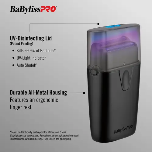 BABYLISSPRO Matte Uv-disinfecting Double-foil Shaver
