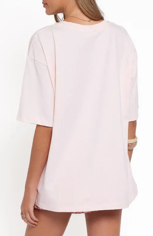 PETAL & PUP Oversized Cotton Graphic T-shirt