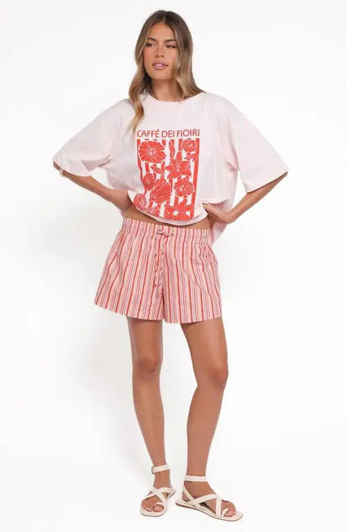 PETAL & PUP Oversized Cotton Graphic T-shirt