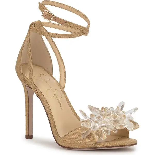 Jessica Simpson Janivah Ankle Strap Sandal - Natural