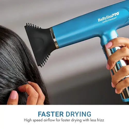 BABYLISSPRO Nano Titanium Nano Light Ionic Dryer - Black