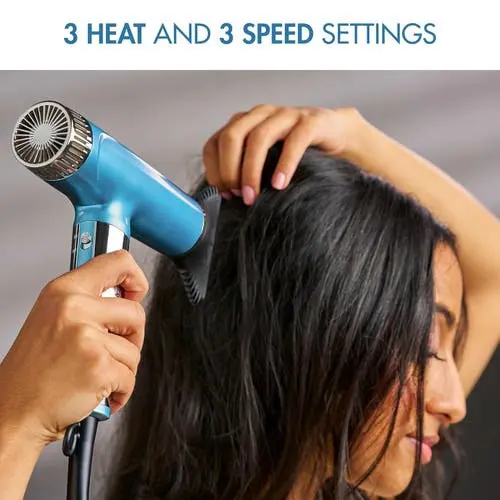BABYLISSPRO Nano Titanium Nano Light Ionic Dryer - Black