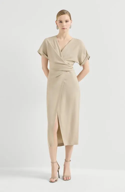 Brunello Cucinelli Wrap-effect Dress