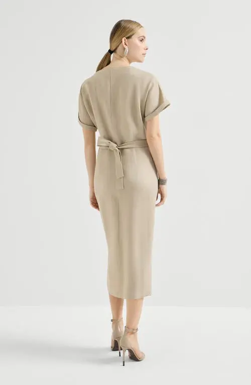 Brunello Cucinelli Wrap-effect Dress