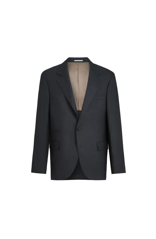 Brunello Cucinelli Houndstooth Blazer - Anthracite