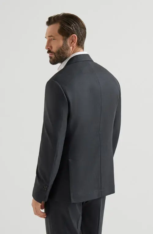 Brunello Cucinelli Houndstooth Blazer - Anthracite