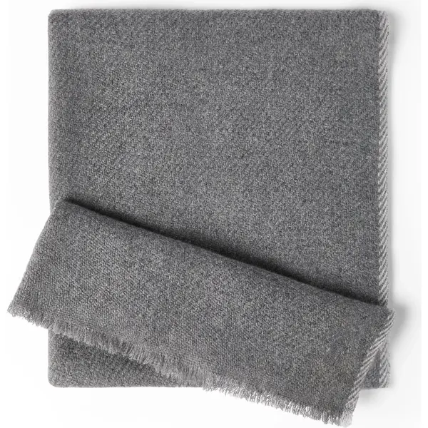 Brunello Cucinelli Cashmere Scarf - Medium Grey