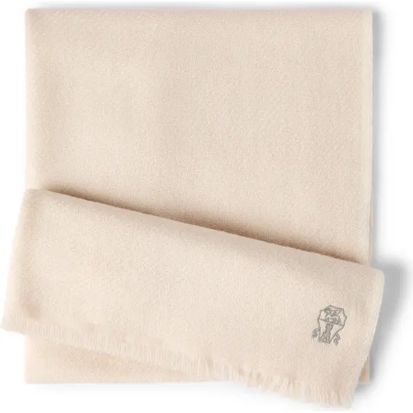 Brunello Cucinelli Cashmere Scarf - Sand