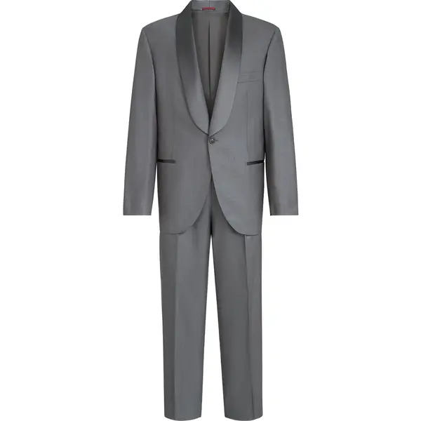 Brunello Cucinelli Tuxedo With Shawl Lapel - Grey