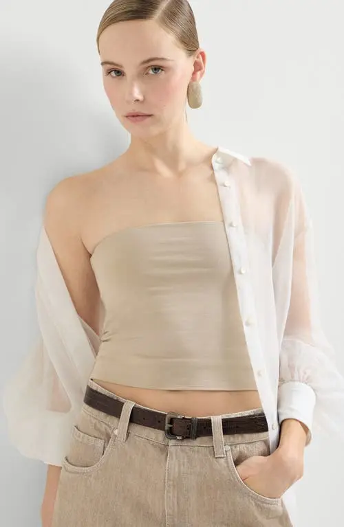 Brunello Cucinelli Bandeau Top - Beige