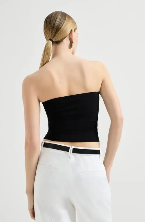 Brunello Cucinelli Bandeau Top - Black