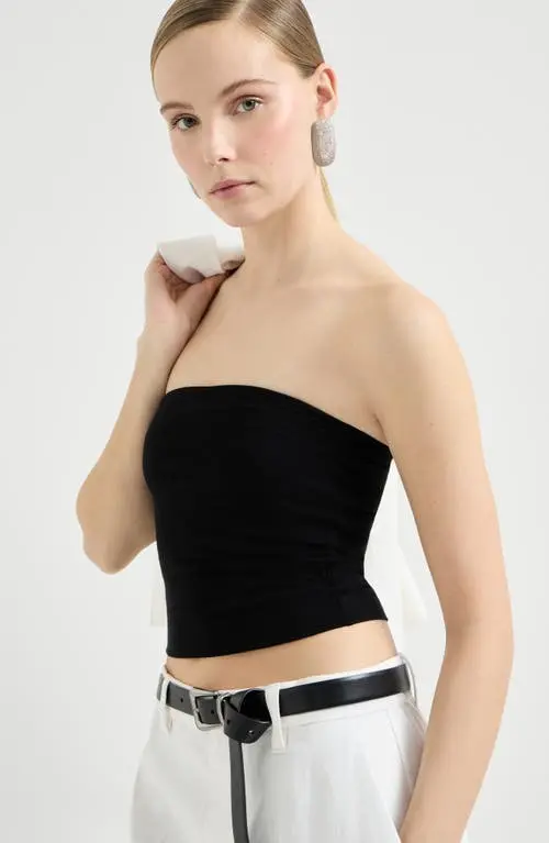 Brunello Cucinelli Bandeau Top - Black