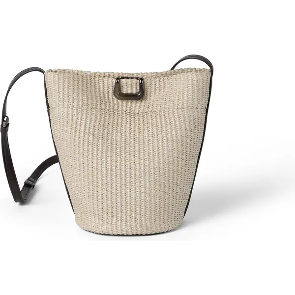 Brunello Cucinelli Sartorial Small Bucket Bag - Beige
