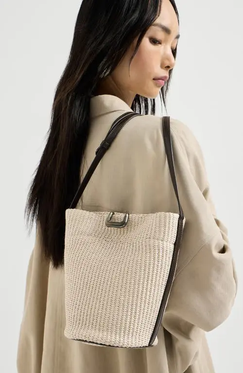 Brunello Cucinelli Sartorial Small Bucket Bag - Beige