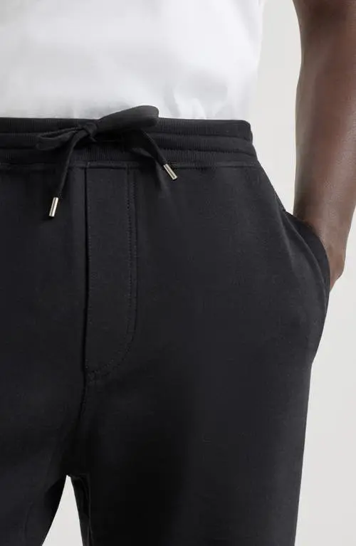 Brunello Cucinelli Double Cloth Trousers - Black
