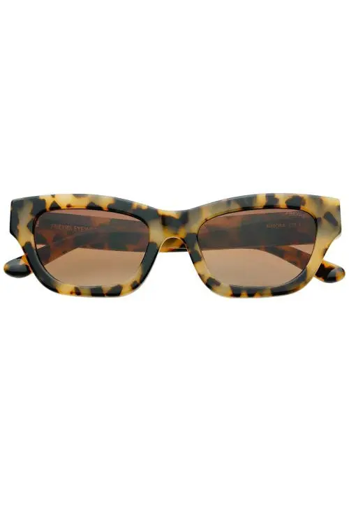FREYRS EYEWEAR Aurora Cat Eye Sunglasses - Milky Tortoise