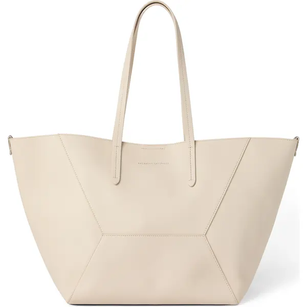 Brunello Cucinelli Calfskin Bc Duo Bag - Ivory