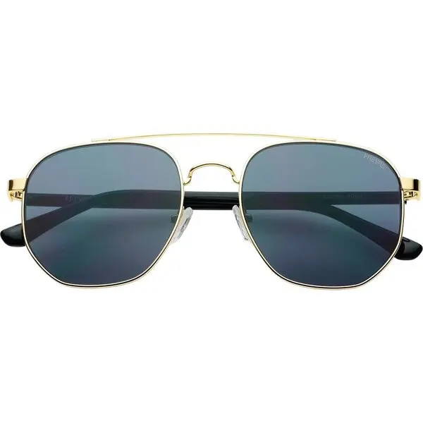 FREYRS EYEWEAR Austin Square Unixes Sunglasses - Gold/gray